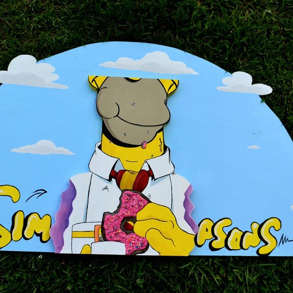 Wall Decor | 3d Homer Wall Art Custom | Poshmark